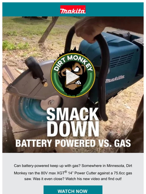Makita: See the 80V max (40V max X2) XGT® 14" Power Cutter in Action ...