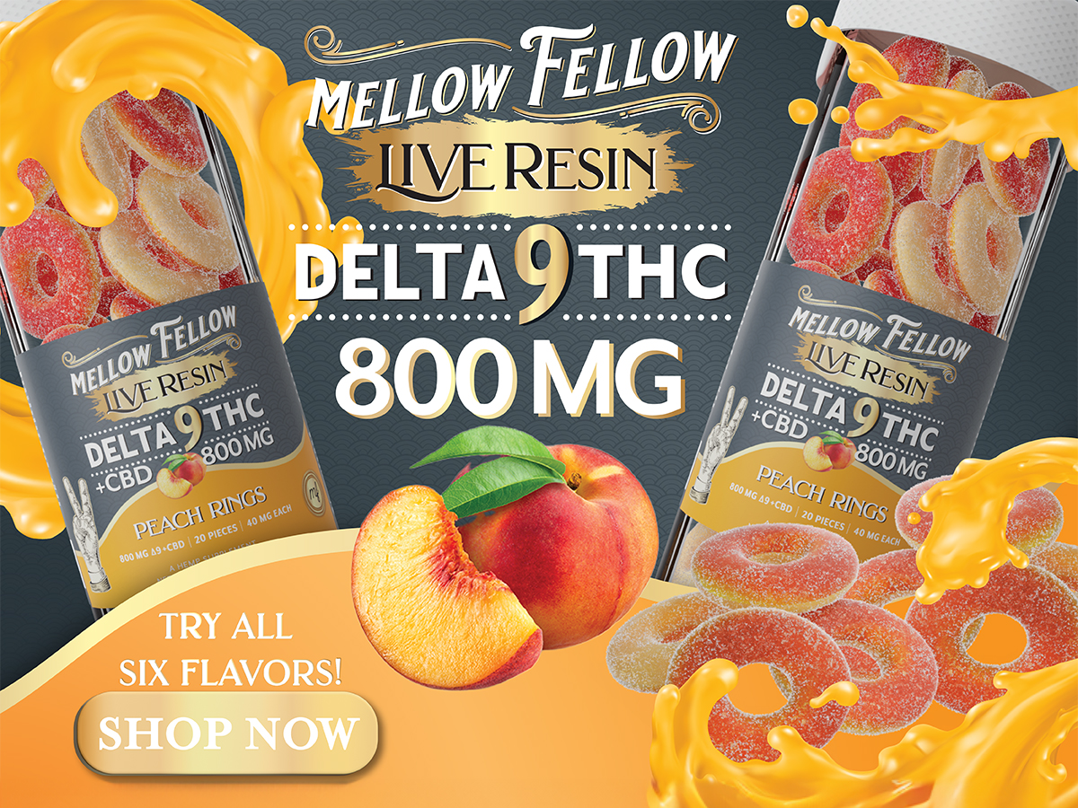 Mellow Fellow: Live Resin Gummies are now available! | Milled