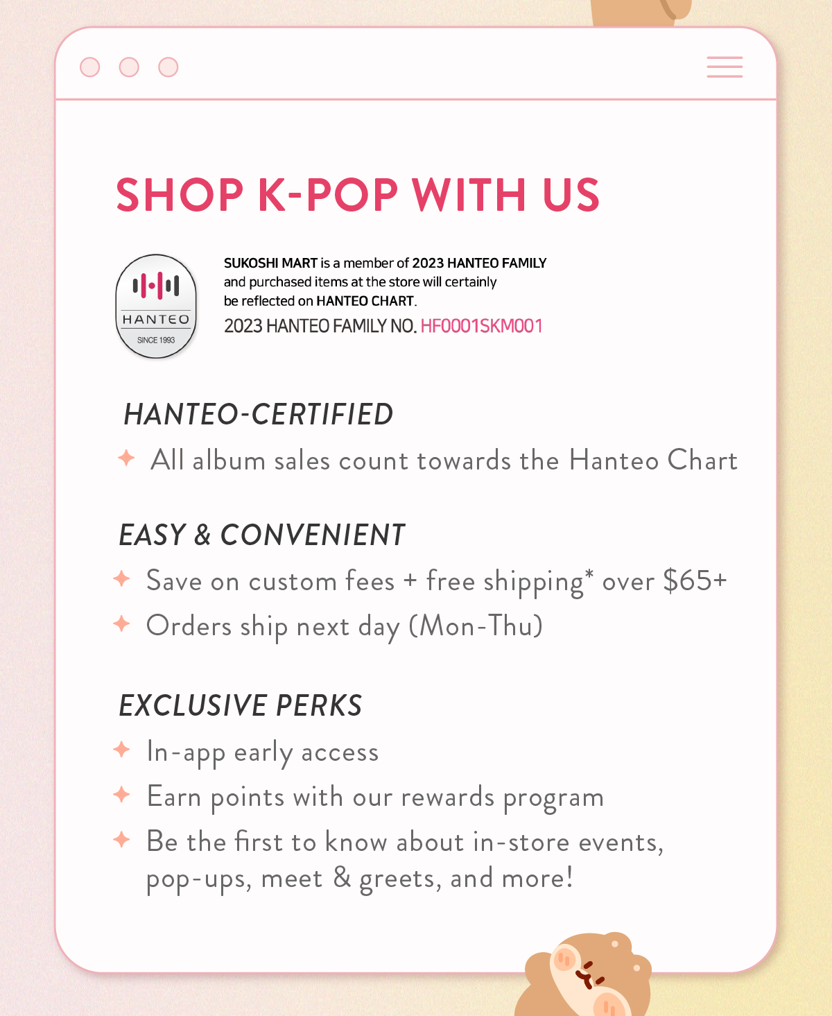 Sukoshi Mart: New K-Pop Drop is here! 💚 | Milled