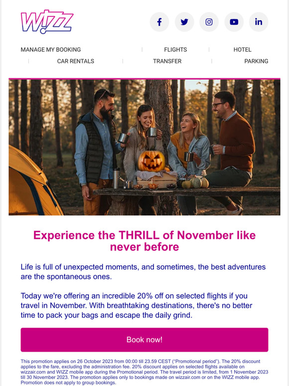 Wizz Air: Boo-tiful November escapes 👻 ️ | Milled