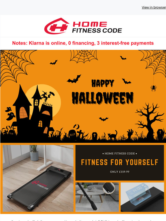 Home Fitness Code: Halloween is coming... | Milled