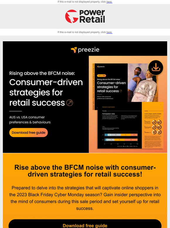 Power Retail: Your exclusive guide: Rise above the BFCM noise with ...