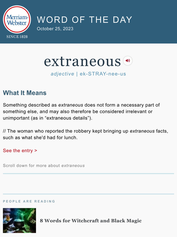 Spell It!: Extraneous - plus, 8 Words for Witchcraft and Black Magic ...