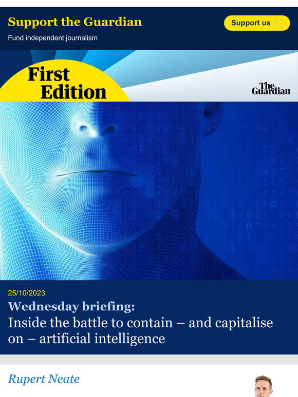 The Guardian: How scared should we be of AI? | First Edition from the ...