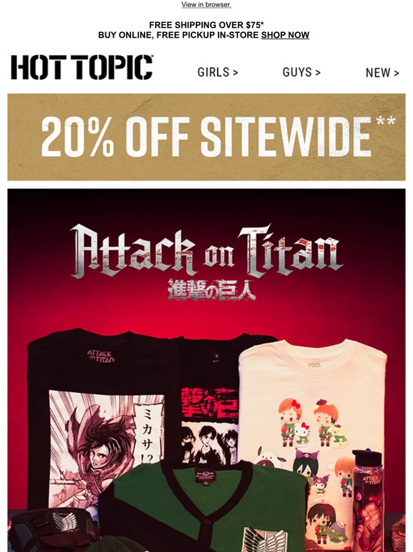 Hot Topic: Gear up for the final episode of Attack on Titan. | Milled