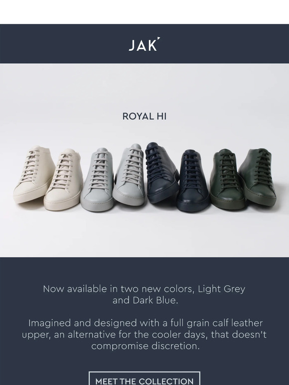 JAK Shoes: Winter Ready with two new colors of Royal Hi. | Milled