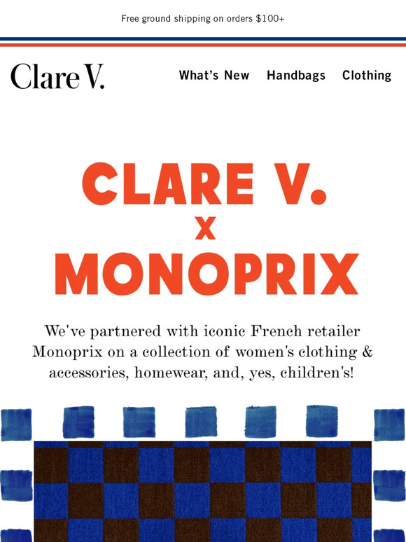 Clare V.: Clare V. x Monoprix | Milled