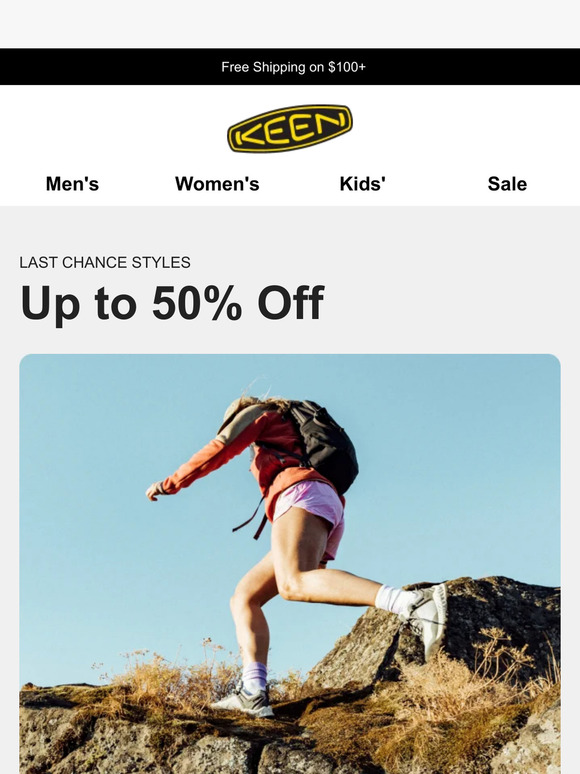 KEEN: Up to 50% Off Last Chance Styles! | Milled