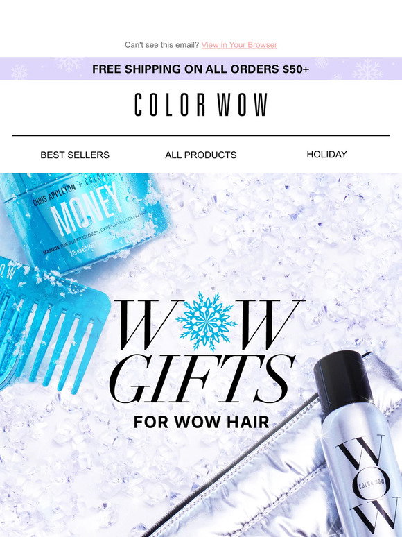 Color Wow: It’s beginning to look like WOW-mas 🎁 | Milled