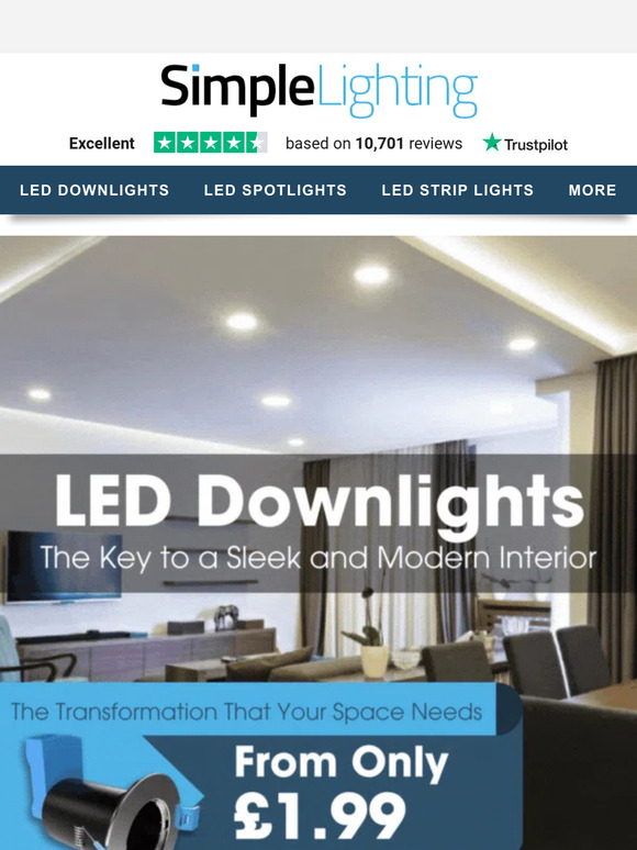 Simple Lighting: Illuminate Your Space with Style with LED Downlights ...