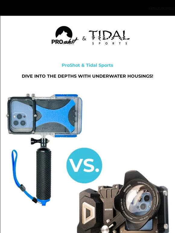 ProShot Case: Which Underwater Housing is Right for You? | Milled
