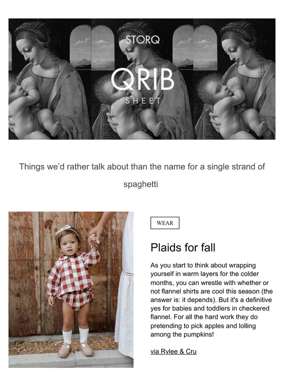 Storq: Storq Qrib Sheet – Things we’d rather talk about than the name ...