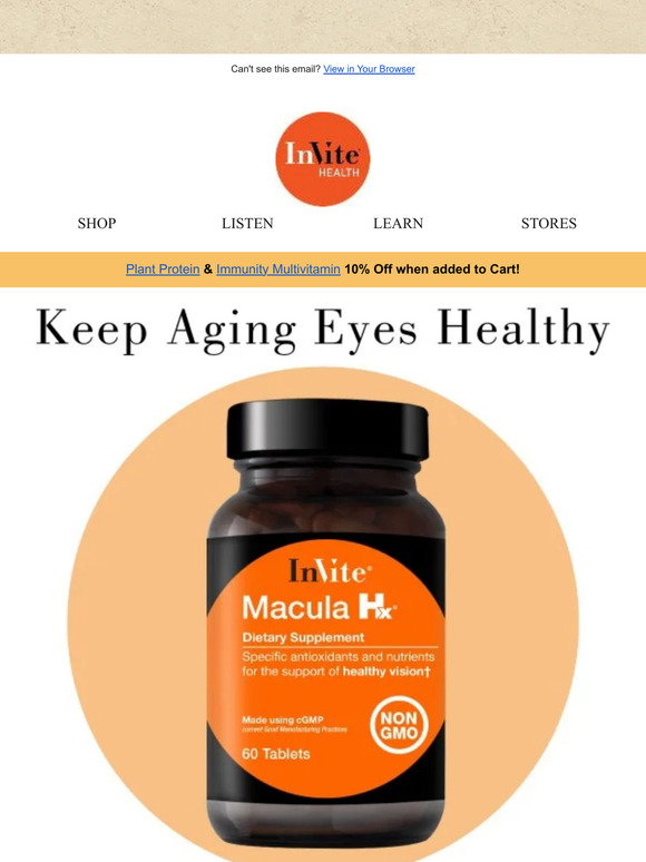 Invite Health: Boost Eye, Brain & Immune Health with Macula Hx | Milled