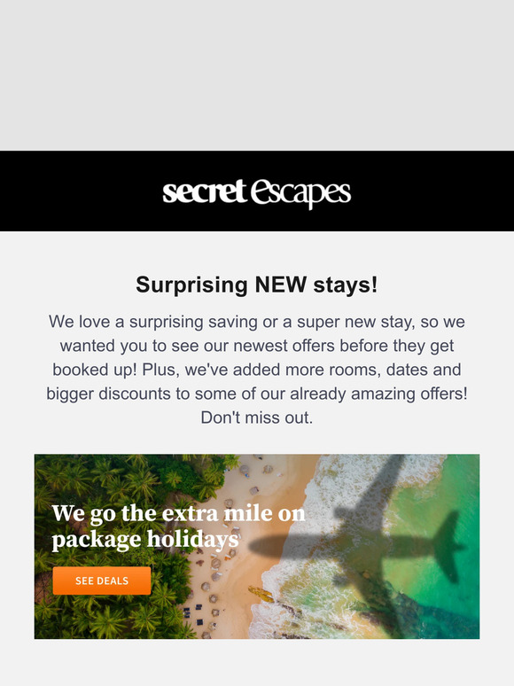 Secret Escapes: Surprising NEW stays! | Milled