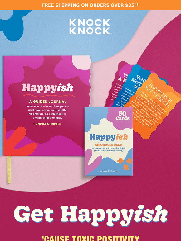 Knock Knock: New Happyish Deck+Journal by Nora McInerny! | Milled