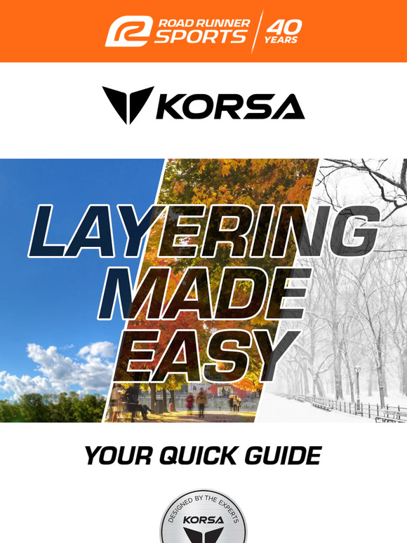 Road Runner Sports: Your Korsa Layer Guide Is Here | Milled