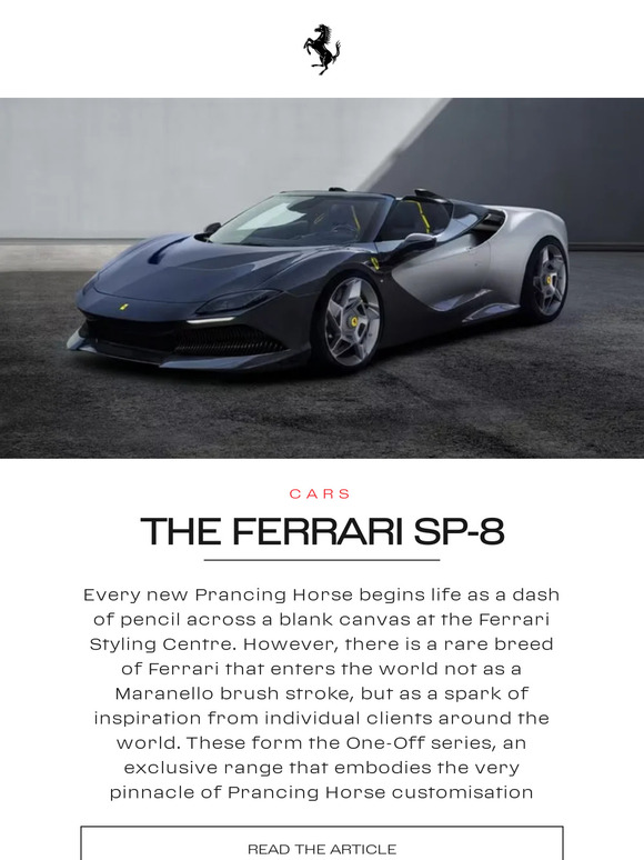 Ferrari Store: The Official Ferrari Magazine - October | Milled