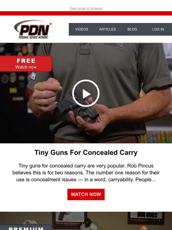 Personal Defense Network: Tiny Guns for Concealed Carry | Milled