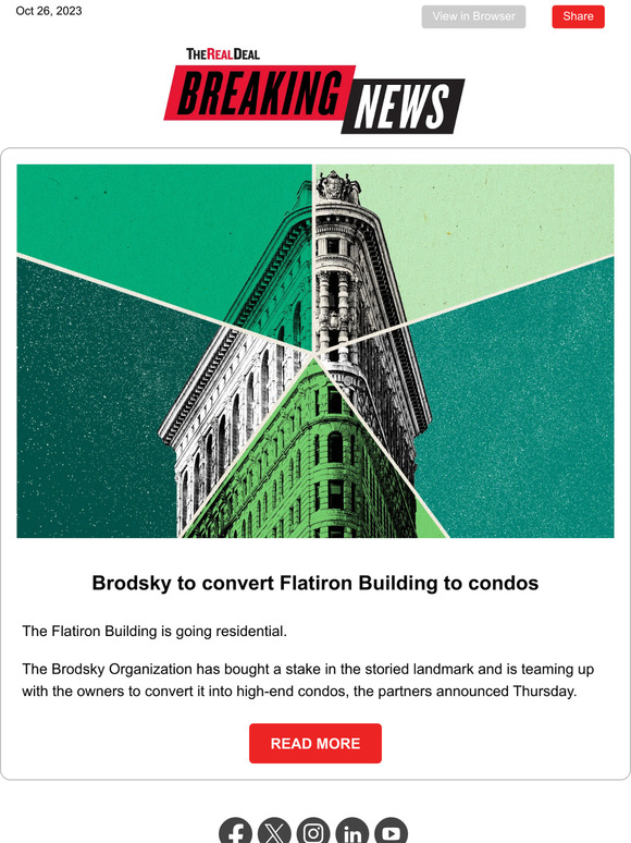 The Real Deal: BREAKING: Brodsky to convert Flatiron Building to condos ...