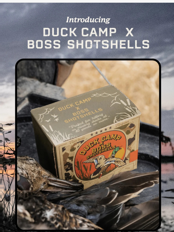 Duck Camp: Duck Camp x Boss Shotshells | Milled