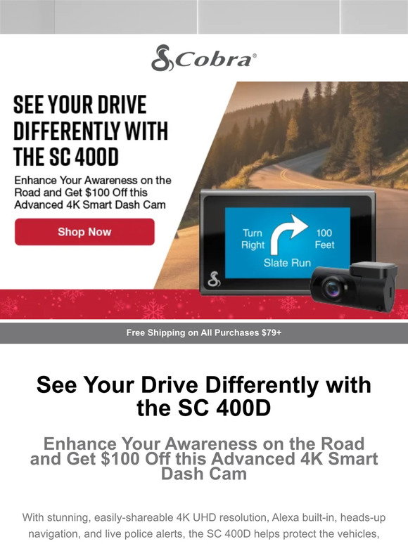 Cobra Electronics: See Your Drive Differently with the SC 400D | Milled