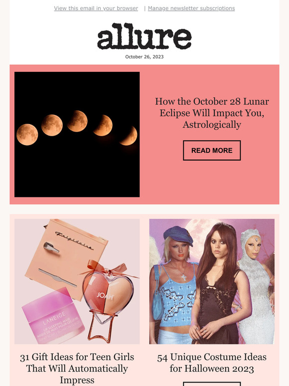 Allure: A Partial Lunar Eclipse in Taurus Is Coming, and Here's What ...