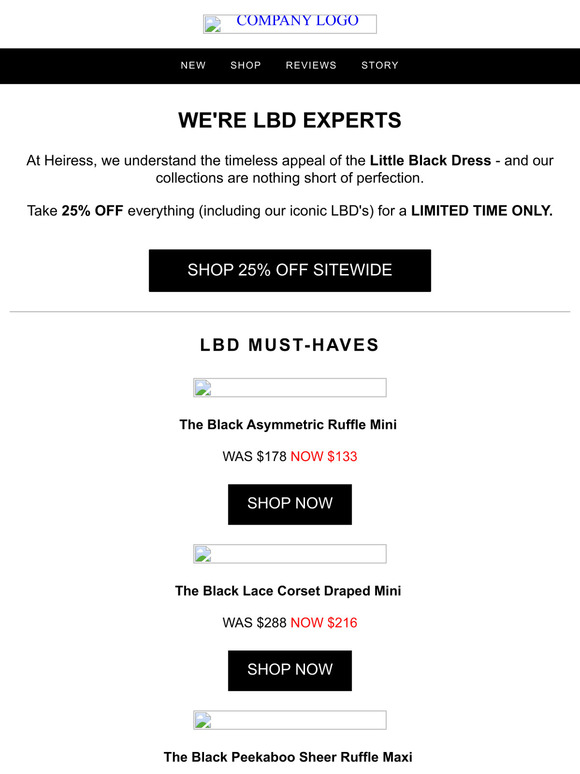 Heiress Beverly Hills: YOUR NEW LBD IS INSIDE🖤 | Milled