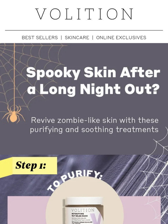 Volition Beauty: 😱 Is Your Skin Giving You a Jump Scare? 😱 | Milled