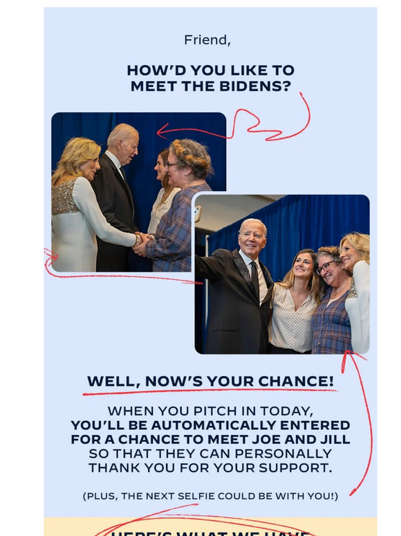 Joe Biden: This is your chance to meet the Bidens → | Milled