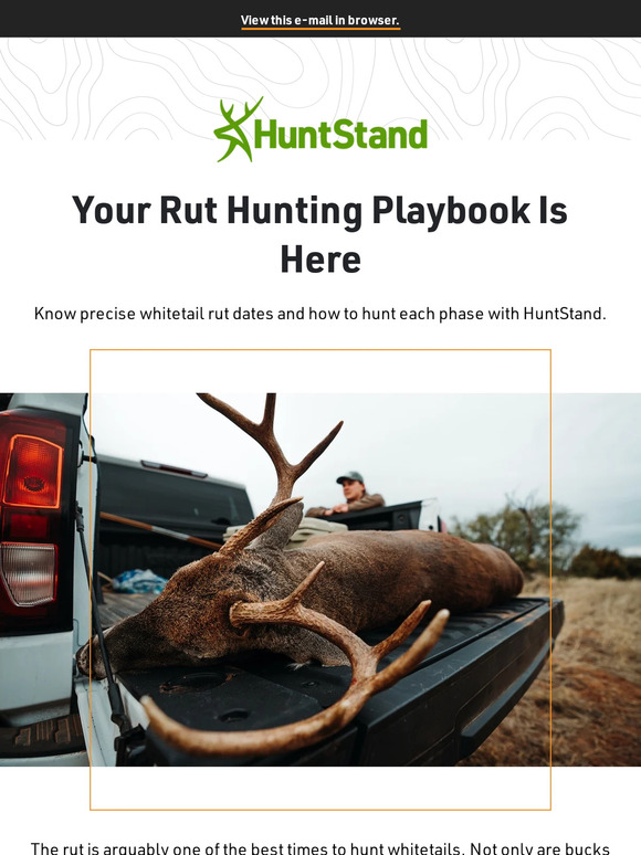 HuntStand: Your Rut Hunting Playbook Is Here | Milled