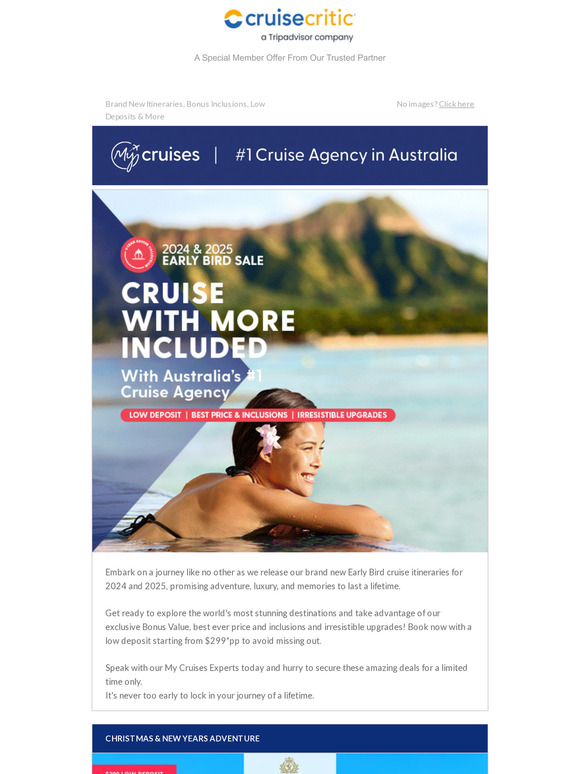 Cruise Critic: EARLY BIRD SALE NOW ON | Discover Your Perfectly ...