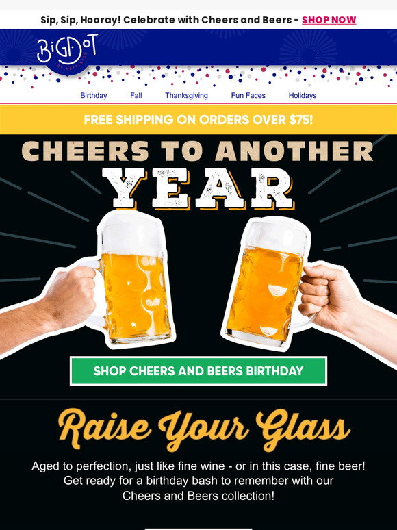 Big Dot of Happiness: Say Cheers to Another Year! 🎉 | Milled