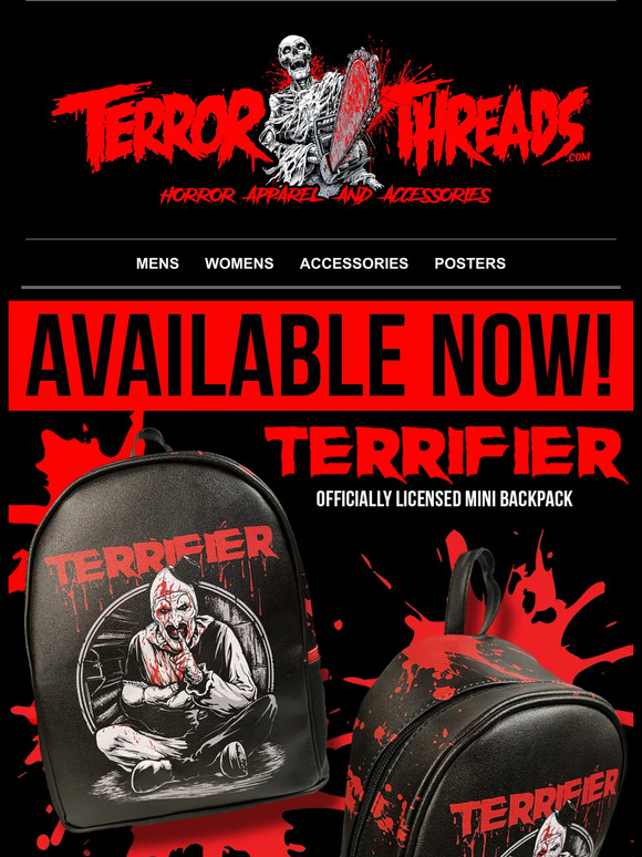 Terror Threads: Get Yours While You Can! Our New, Terrifier Mini ...