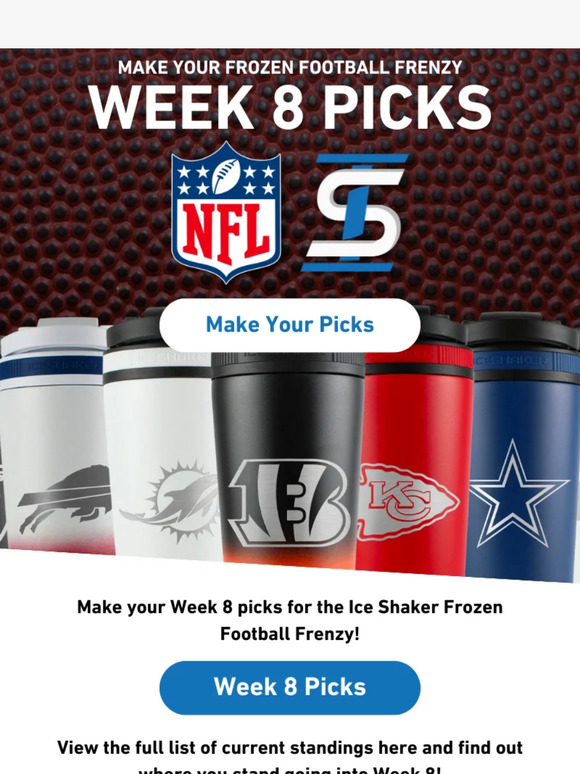 Ice Shaker: Make Your Frozen Football Frenzy Week 8 Picks! | Milled