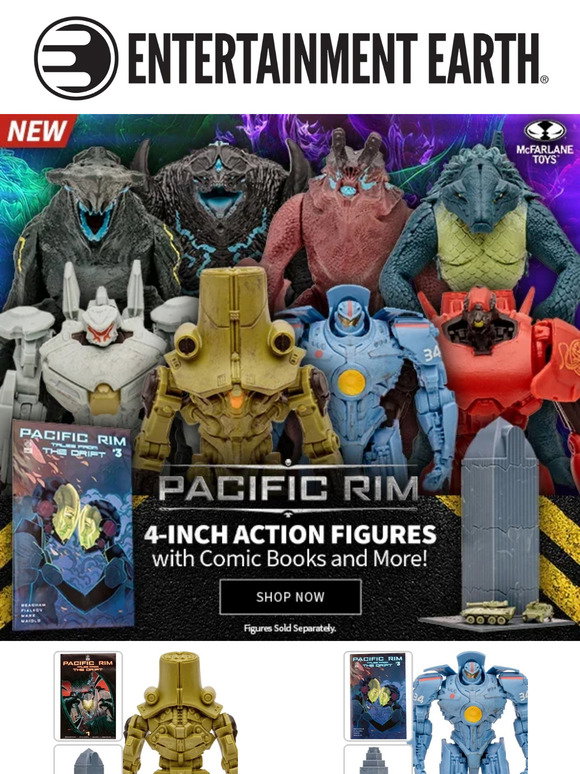 Entertainment Earth: New Pacific Rim Action Figures + Comic! | Milled