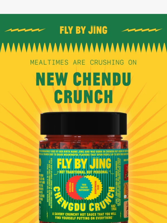 Fly by Jing: NEW Chengdu Crunch tastes amazing on everything… | Milled