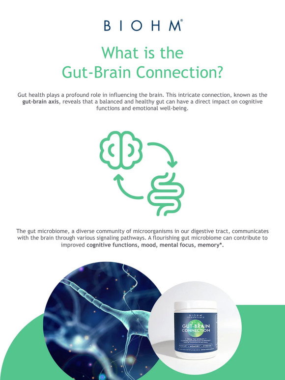 BIOHM: What is the Gut-Brain Connection? 🧠 | Milled