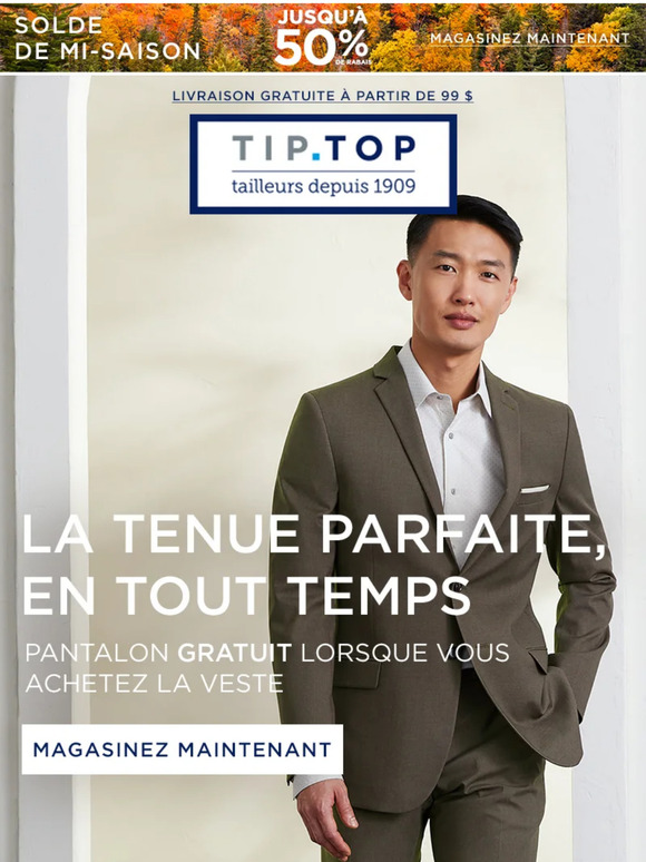Tip Top Tailors: Nouvelles Couleurs En Vue Pour Notre Complet Le Plus ...