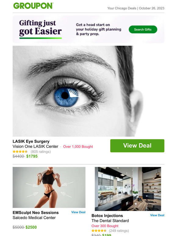 Groupon: LASIK Eye Surgery | Milled