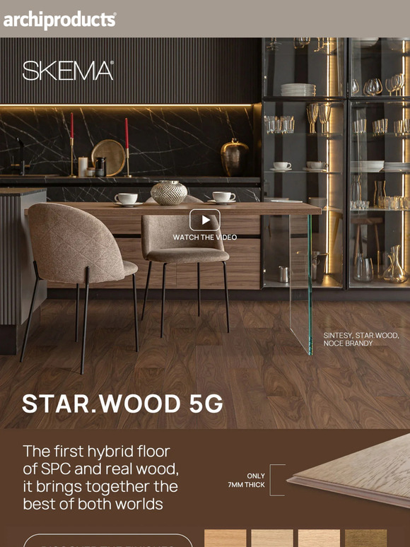 Archiproducts IT: The SPC hybrid combined with real wood by Skema: it brings together the best ...