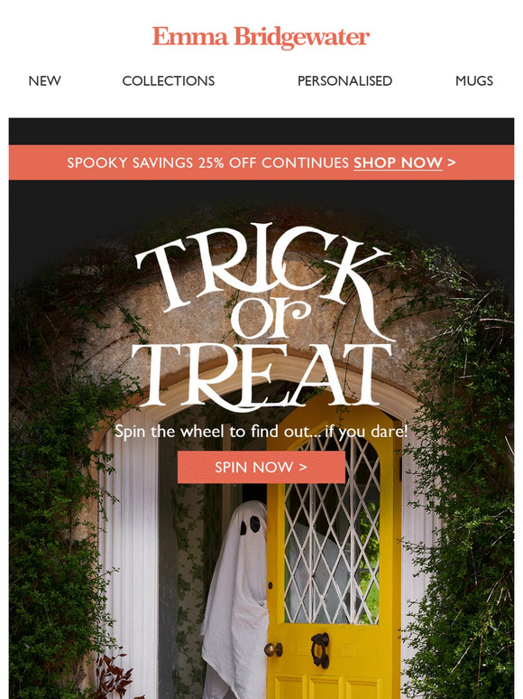 Emma Bridgewater: Spin the Wheel...if you dare! 👻 | Milled