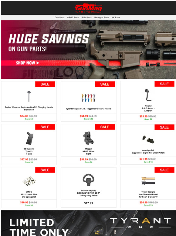 GunMag Warehouse: Parts To Finish Our Your Firearm Builds! | Radian ...