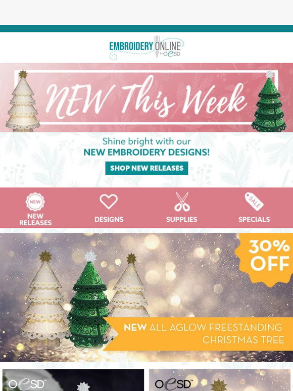 EmbroideryOnline.com: NEW Embroidery Designs Will Make Your Sewing Room ...