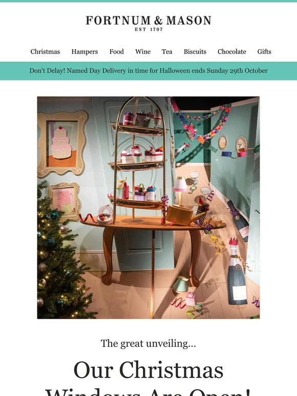 Fortnum & Mason: Our New Christmas Windows are Here! | Milled