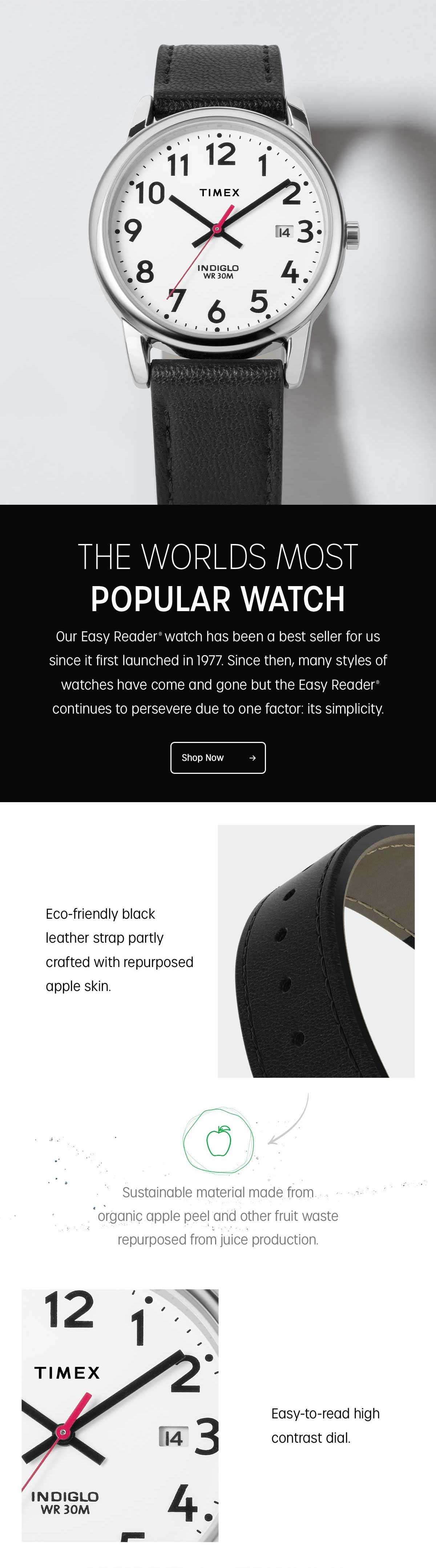 Timex: Our Best Selling Easy Reader | Milled