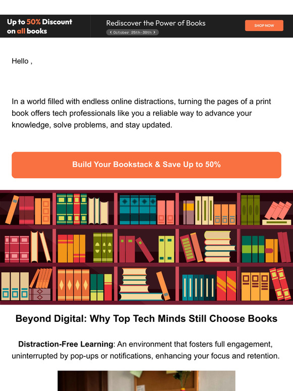 Packt: Tech & Text: The Magic of Print Books + Exclusive Savings! | Milled