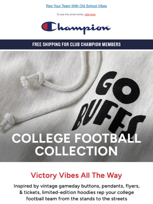 Champion: College Hoodies For Tailgates & Beyond | Milled