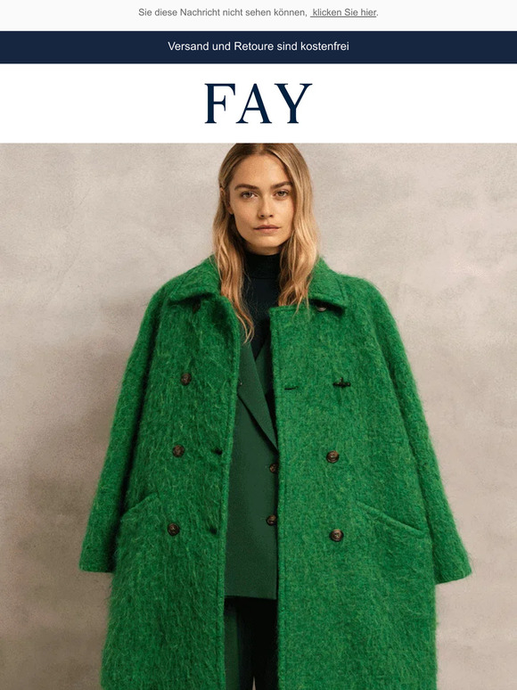 F By Fay Collection: Urbane Identität: die neuen Mäntel | Milled