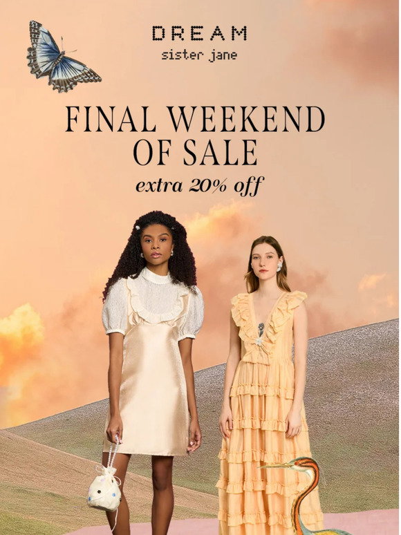 Sister Jane UK Limited: A Fabulous Sale Finale This Weekend | Milled