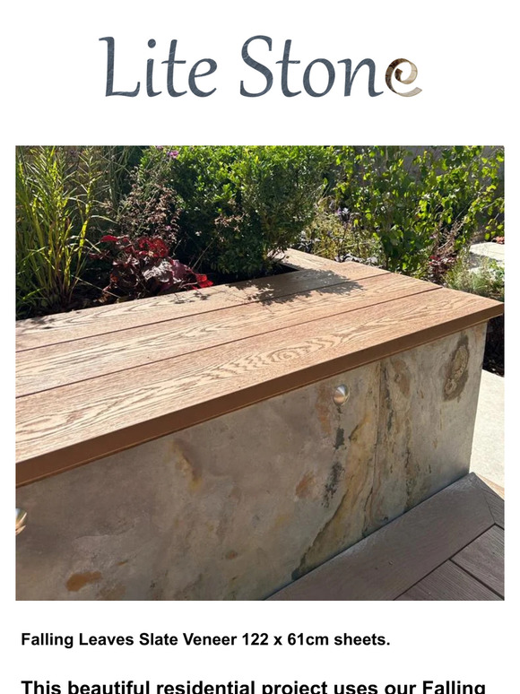 Lite Stone: Project Feature: Falling Leaves garden Walls | Milled